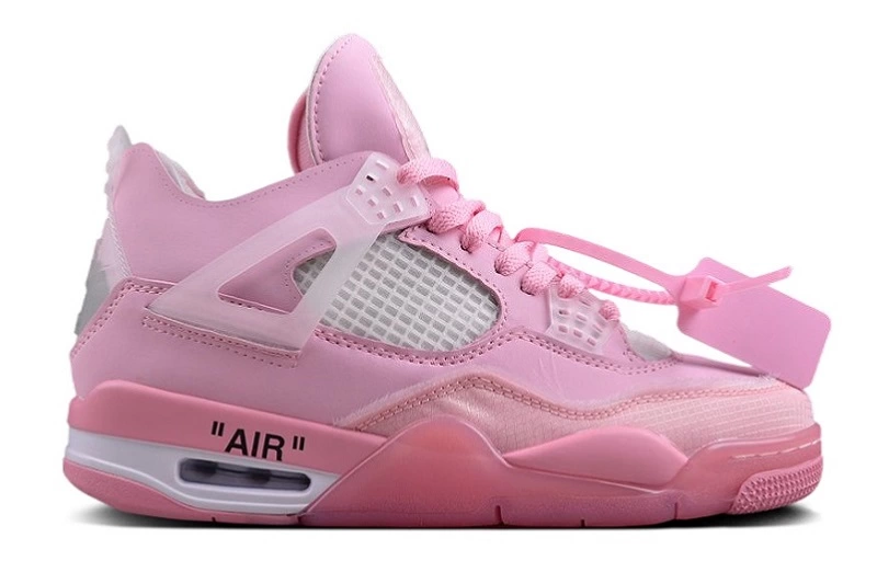 Off-White X Air Jordan 4 Retro SP 'Pink' Reps CV9388-105 In Just $125?